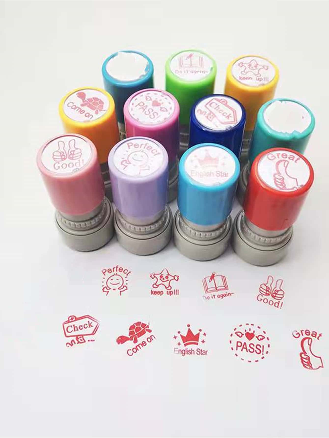 1pc Letter Graphic Random Stamp