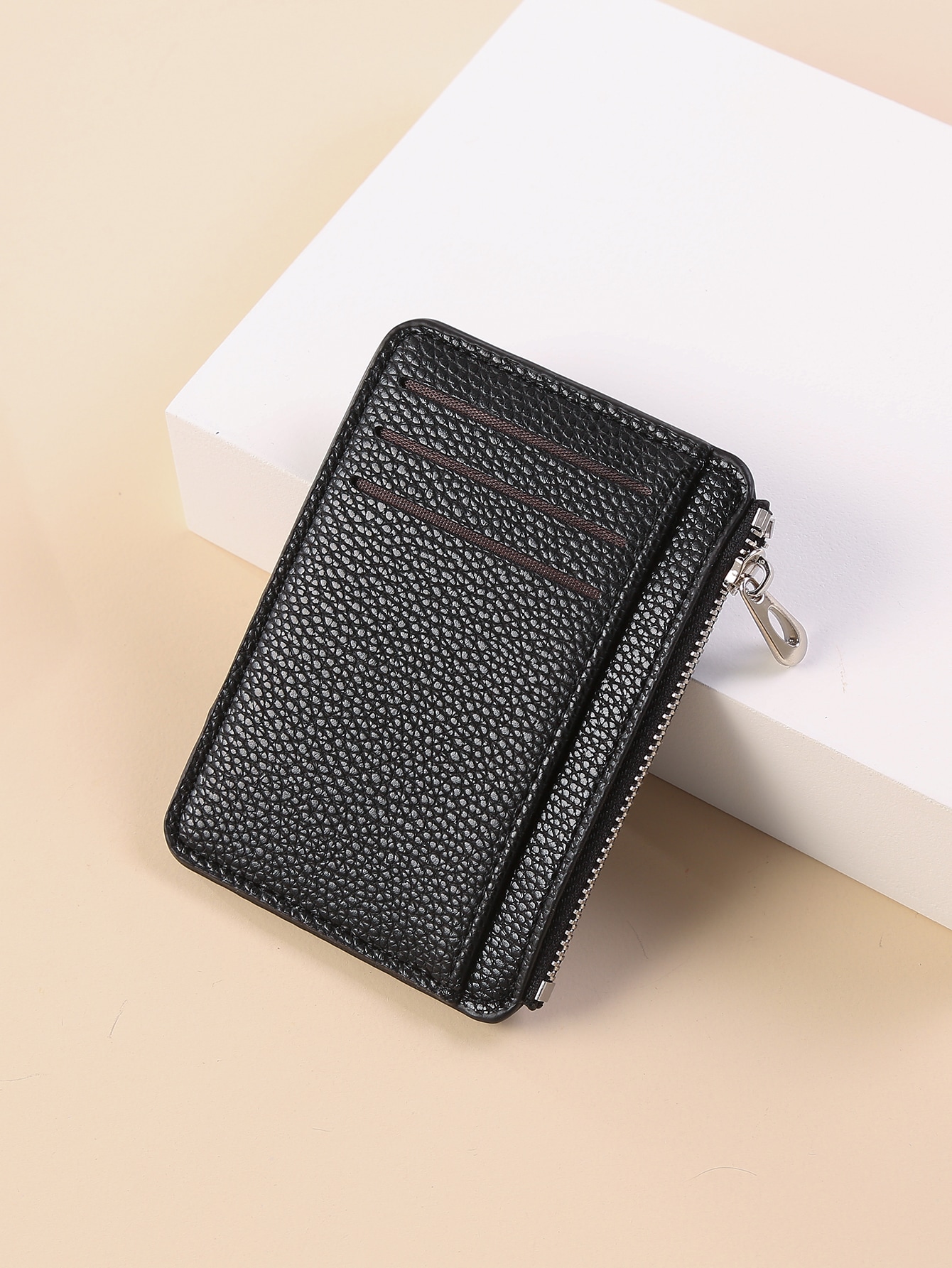 Men Litchi Embossed Card Holder