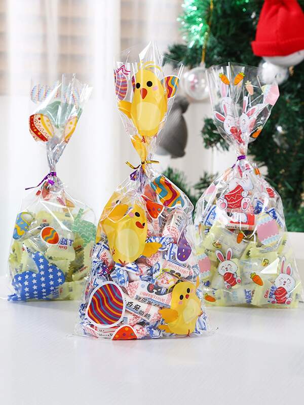 Easter Candy Packaging Bag, Cartoon New Year Party Decorative ...