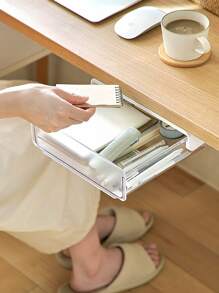 1pc Clear Under The Table Desk Storage Box | SHEIN EUR