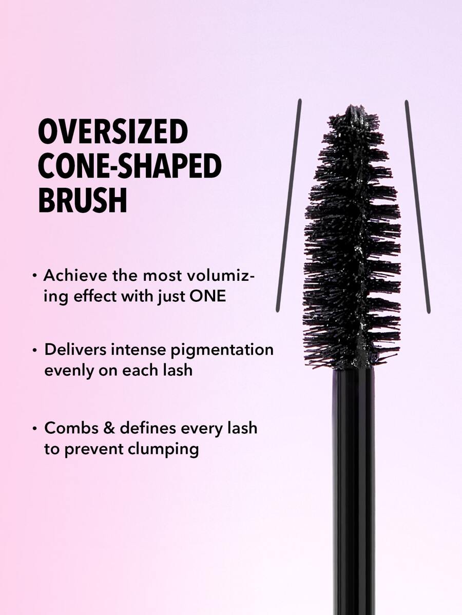 SHEGLAM Max Impact Extreme Volumizing Mascara Waterproof Lengthening ...