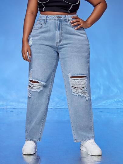 Shop Plus Size Jeans Plus Size And Curve Shein Usa