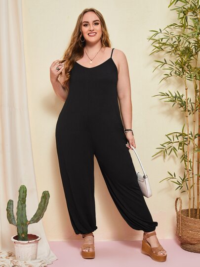 Women's Plus Size Jumpsuits | Plus Size Rompers | SHEIN USA