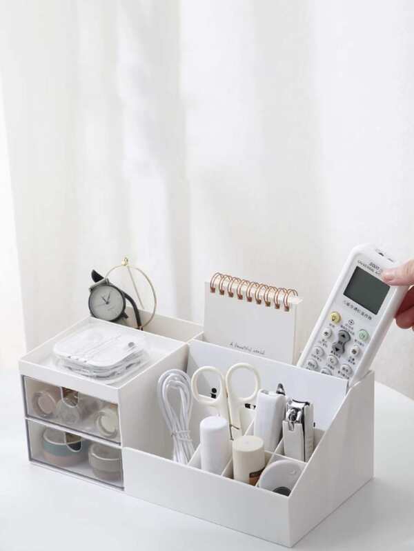 1pc Multifunction Random Color Desk Storage Box | SHEIN USA