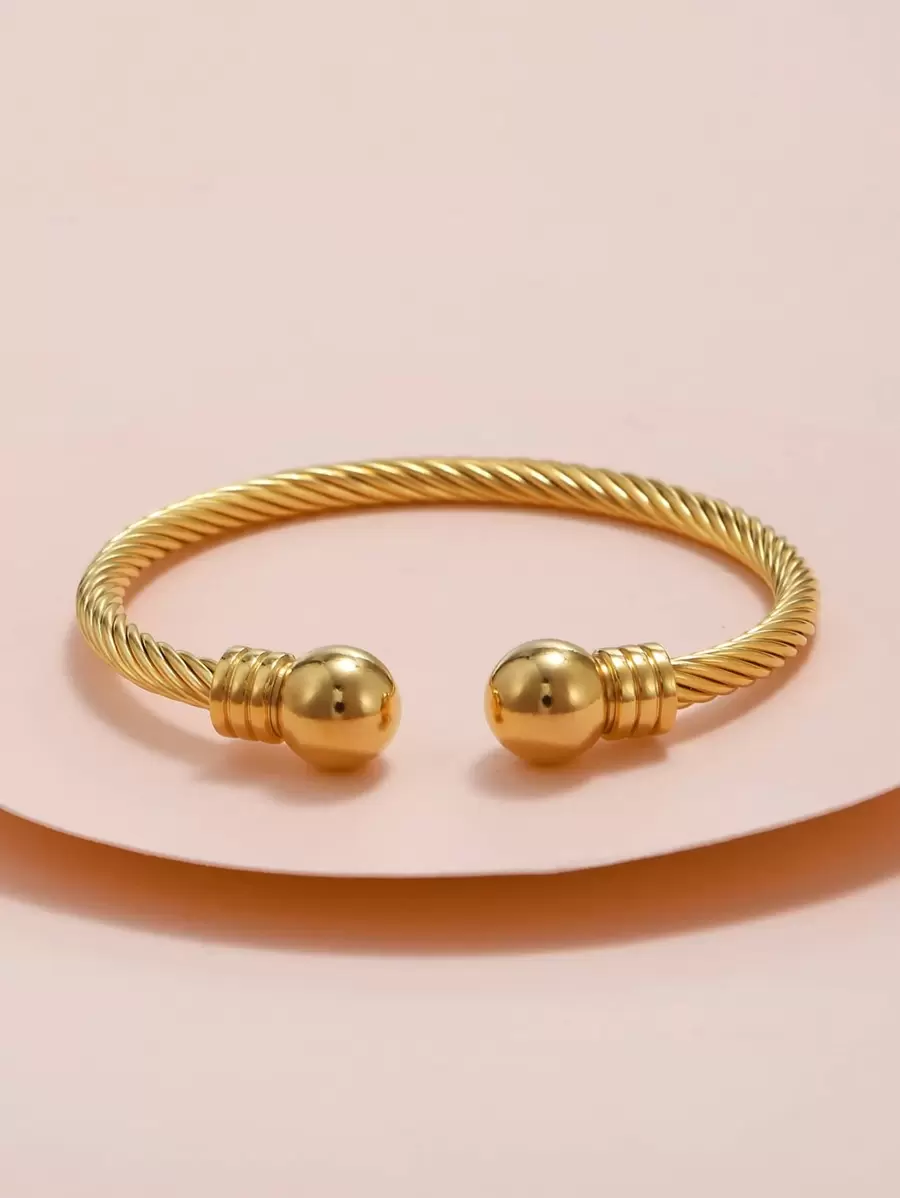 RINTOLER Simple Cuff Bangle | SHEIN USA