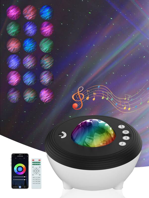 SHEIN BASIC LIVING 1pc Star Projector Light With APP & Remote Control ...