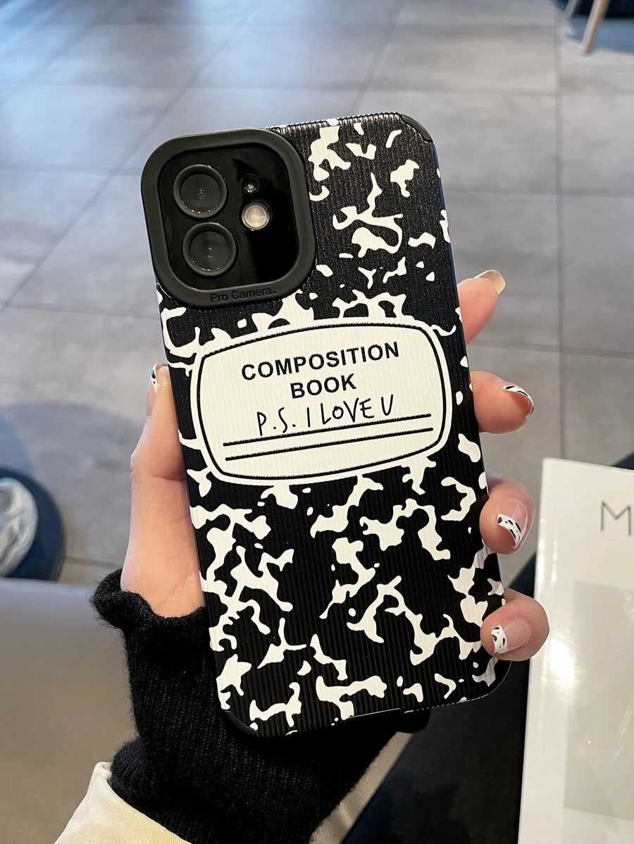 Letter Graphic Phone Case Compatible With IPhone 11,IPhone 13,Galaxy ...