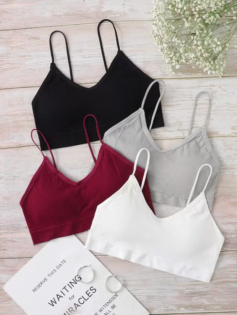 Snug Zone 4pack Wireless Bra | SHEIN USA