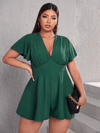 Women's Plus Size Jumpsuits | Plus Size Rompers | SHEIN USA