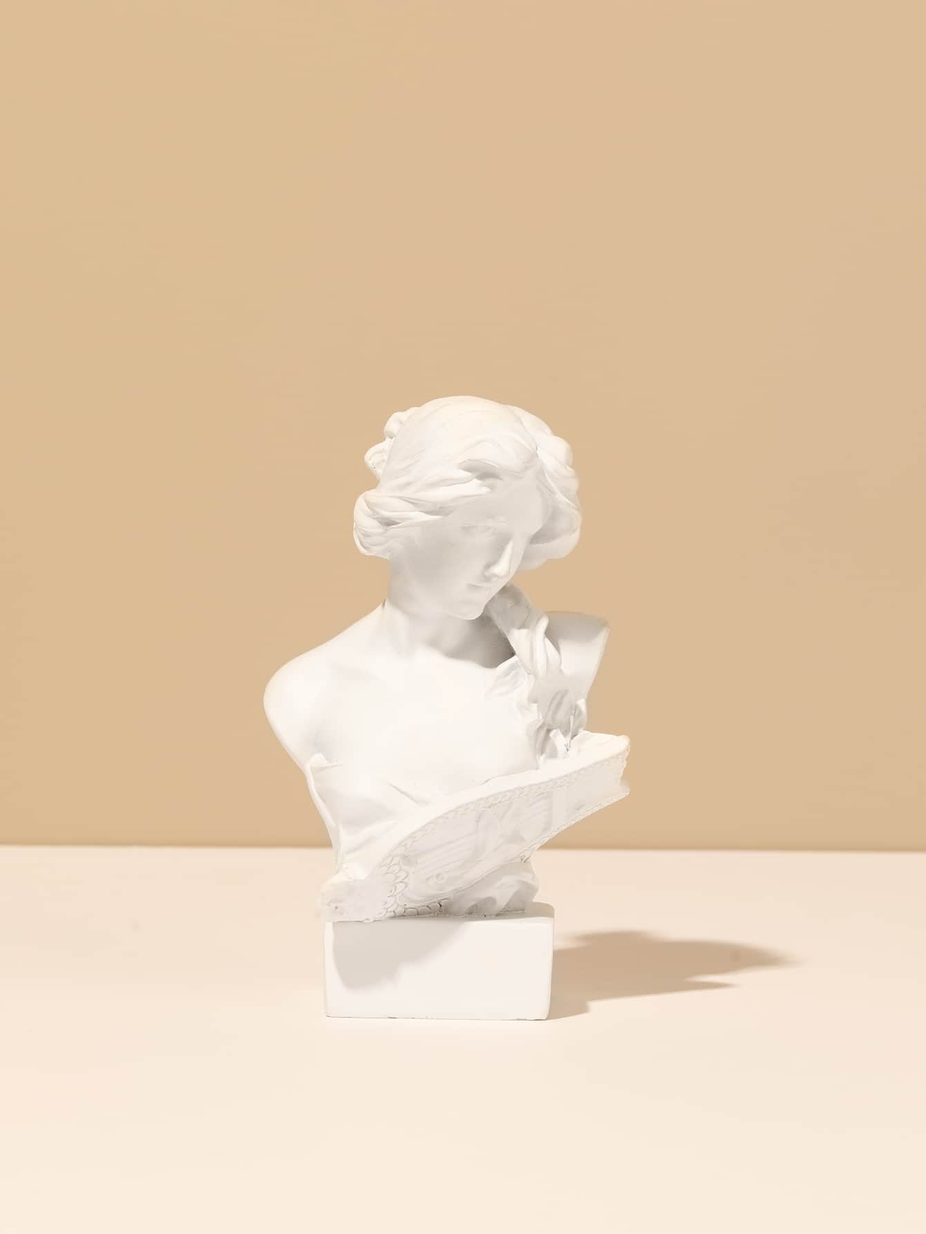 1pc Mini Greek Bust Statue, Small Replica Carving Of Famous Figures ...