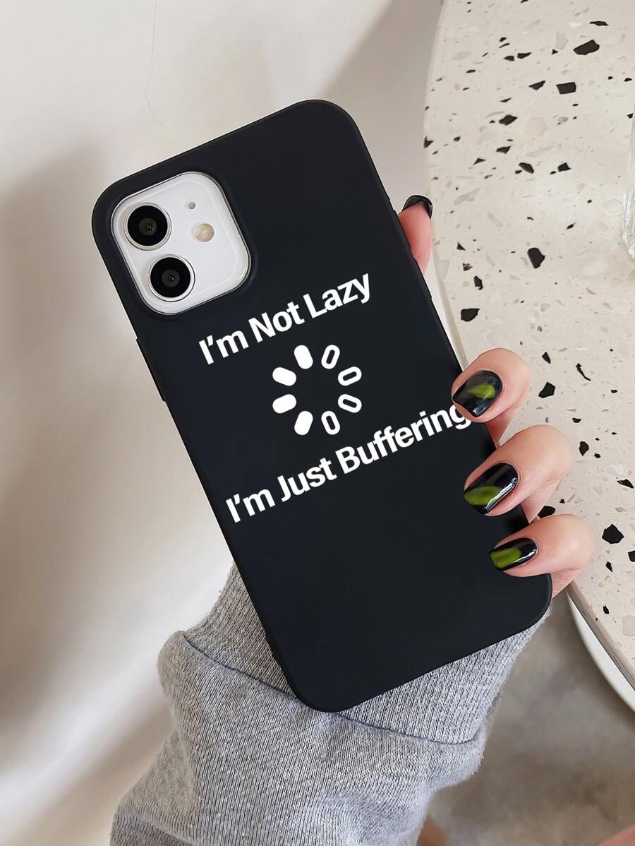 Slogan Graphic Phone Case | SHEIN USA