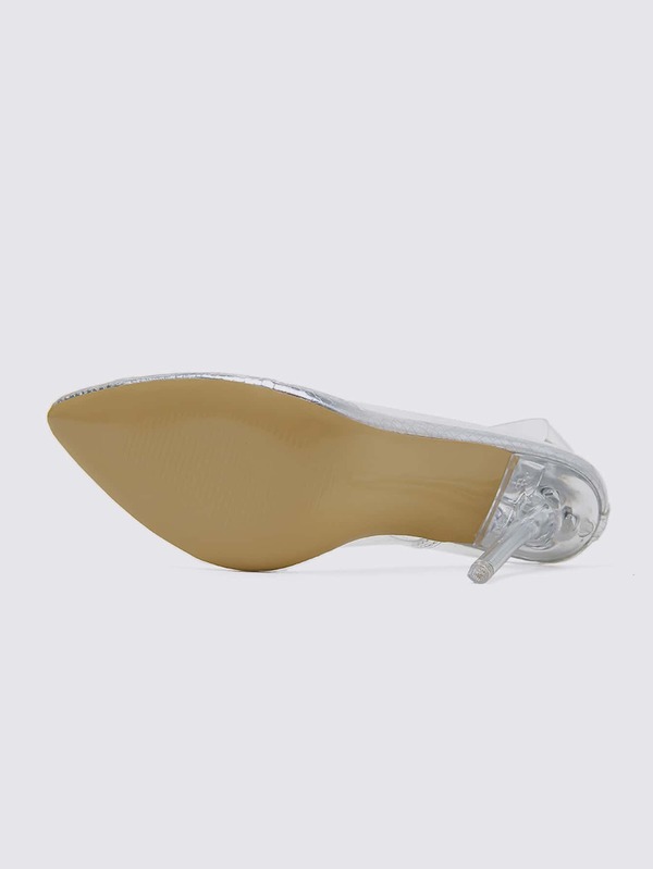 Clear Point Toe Stiletto Heeled Court Pumps | SHEIN USA