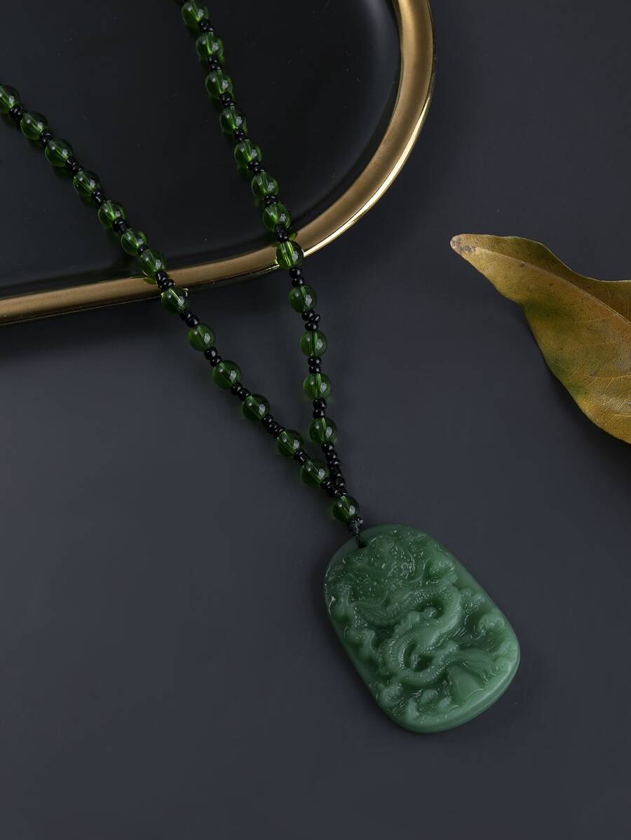 Fashionable and Popular Men Chinese Dragon Charm Necklace for Jewelry ...