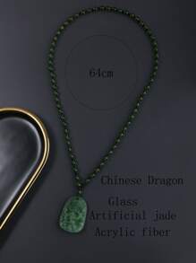 Fashionable and Popular Men Chinese Dragon Charm Necklace for Jewelry ...