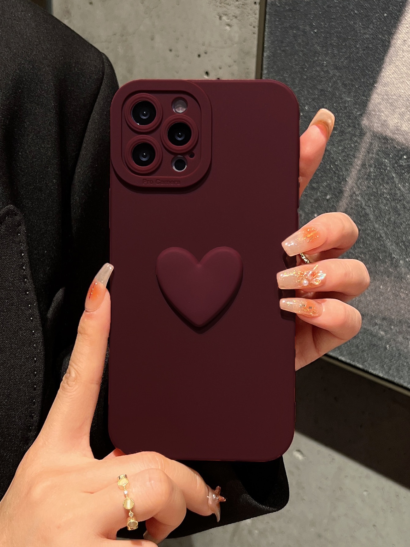 Heart Decor Phone Case