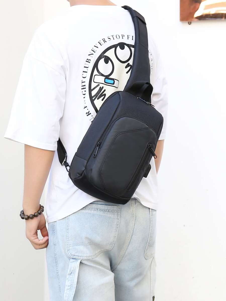 Men Waterproof Sling Bag | SHEIN Singapore