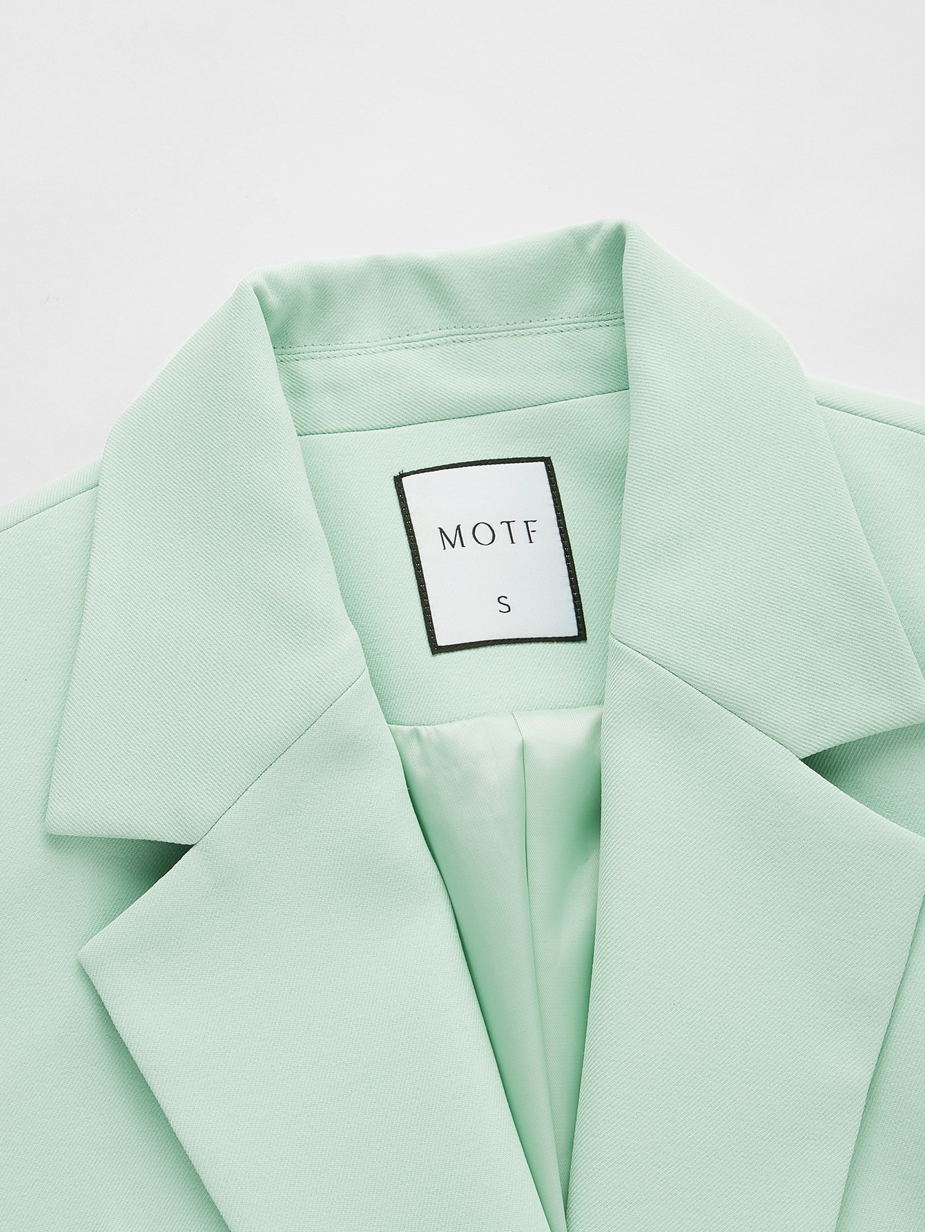 MOTF PREMIUM STRUCTURED SINGLE BUTTON BLAZER | SHEIN USA MOTF PREMIUM STRUCTURED SINGLE BUTTON BLAZER | SHEIN USA