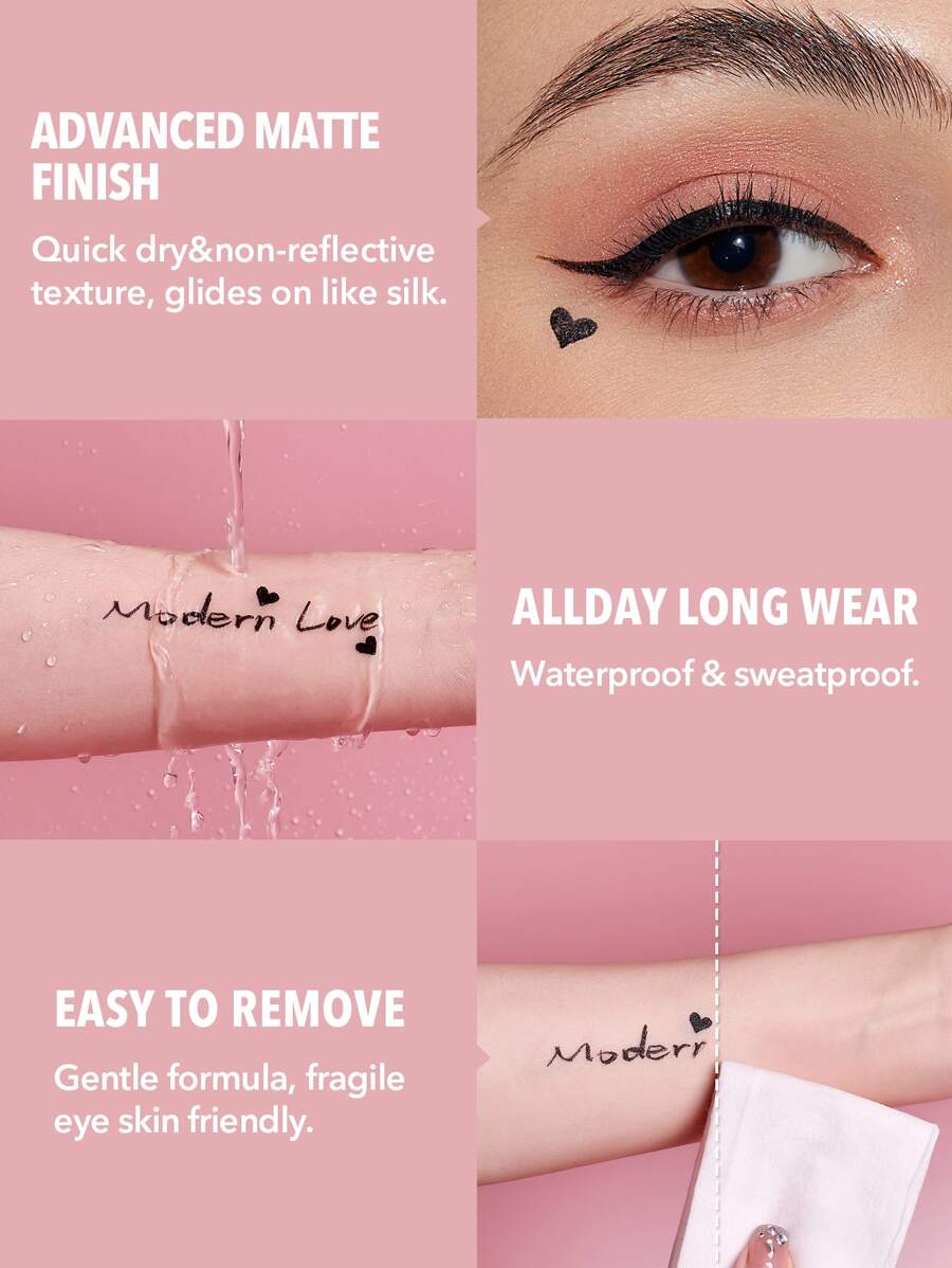 SHEGLAM Modern Heart Catcher 2-In-1 Stamp Eyeliner | SHEIN UK