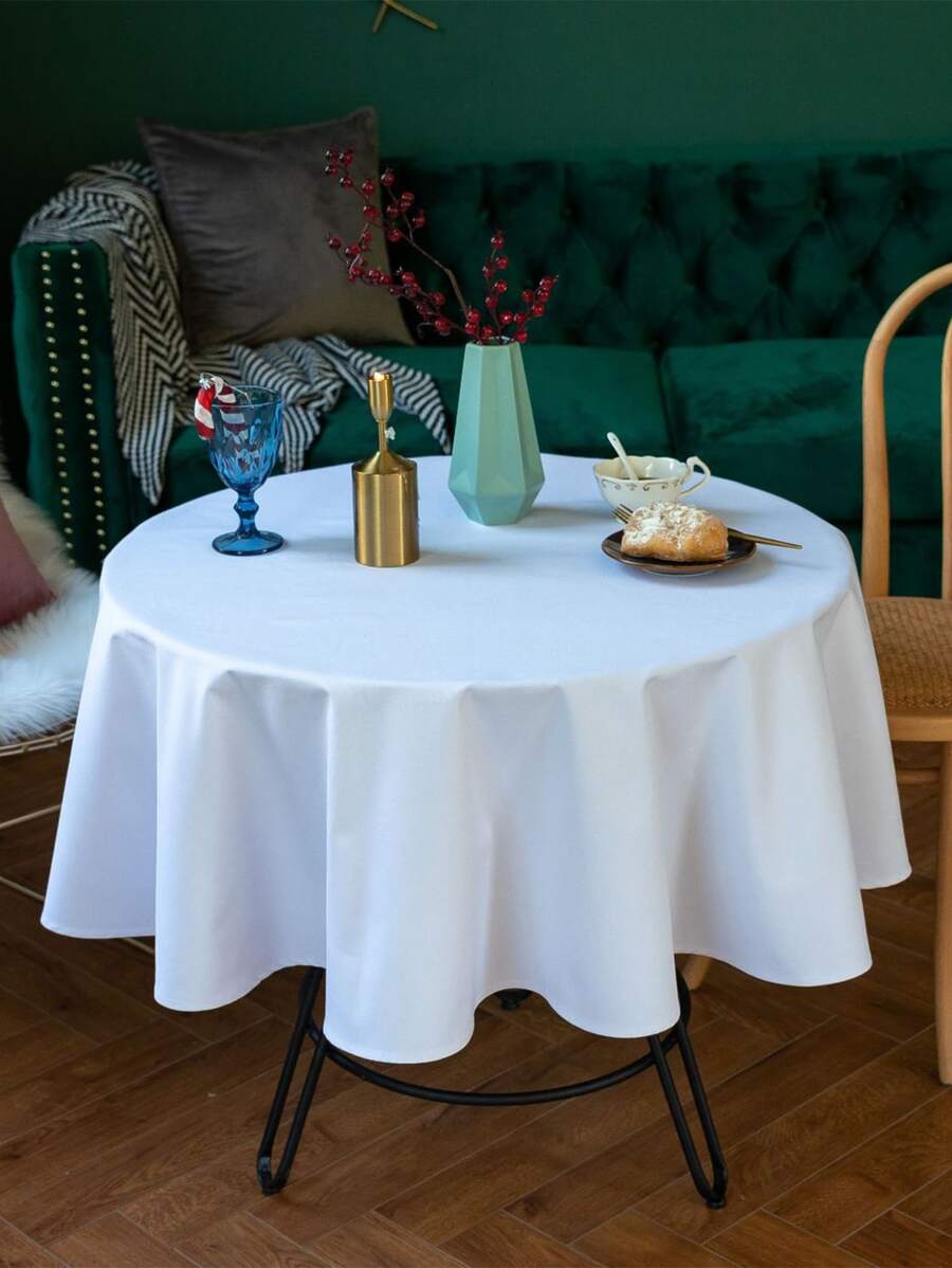 Solid Round Tablecloth | SHEIN USA