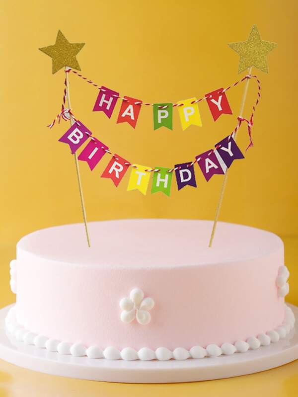 1pc Birthday Decorative Cake Topper | SHEIN UK