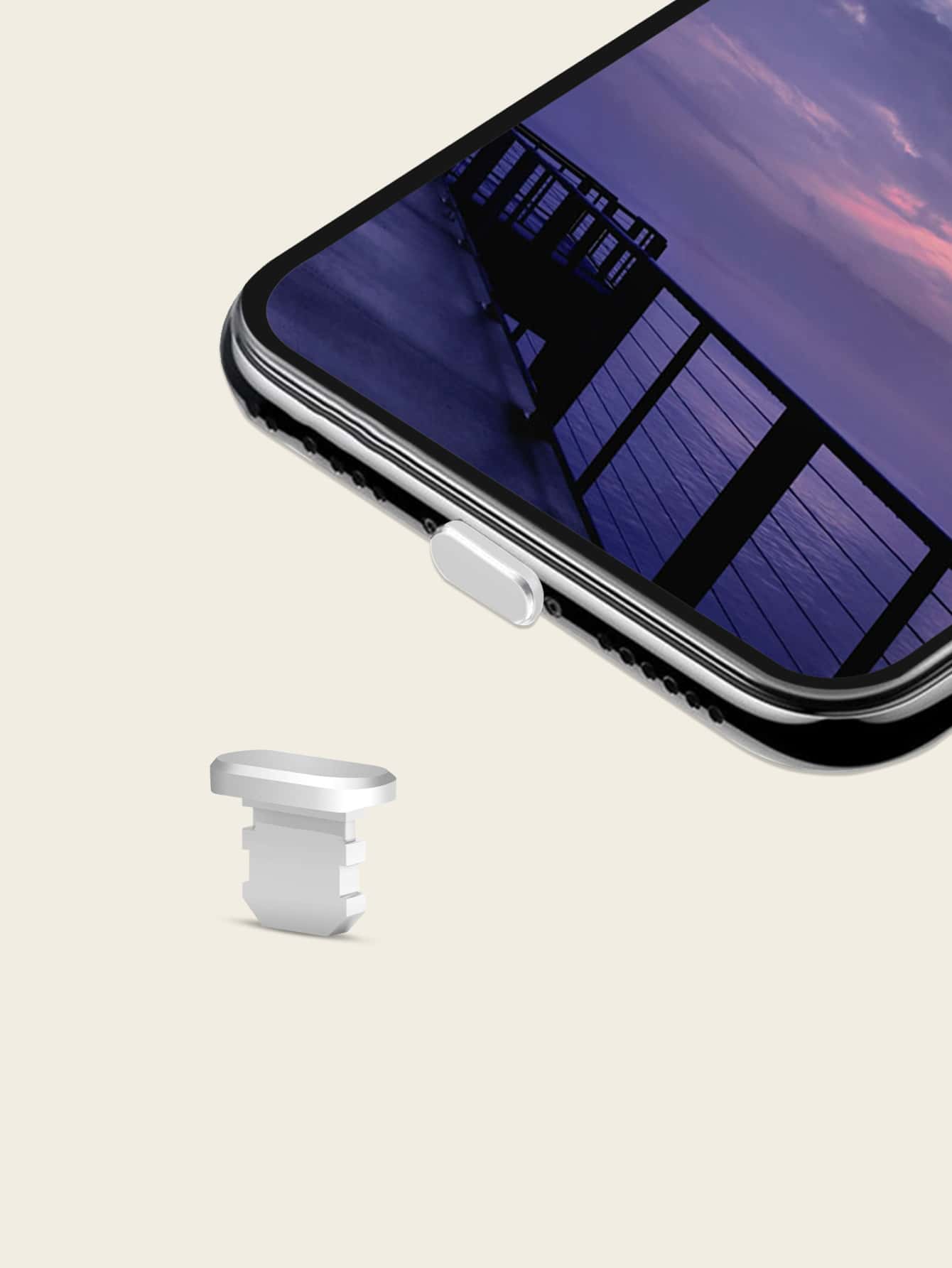 1pc Metal Phone Dust Plug | SHEIN USA