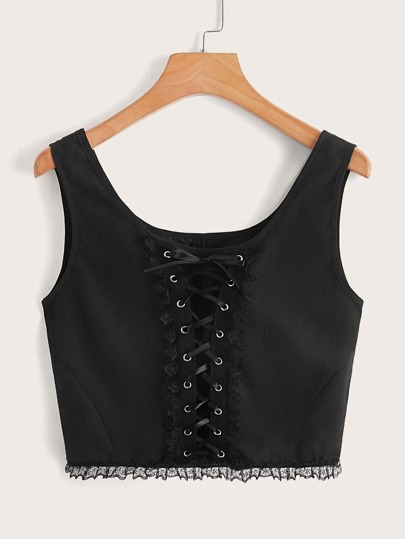 Find Your lace up top Obsession | ROMWE USA