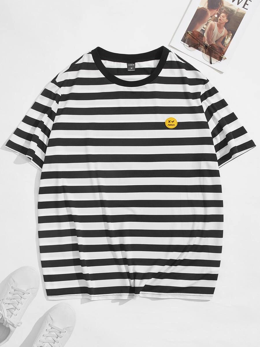 Manfinity Hypemode Men T-Shirts Baggy Crew Neck Drop Shoulder Short ...