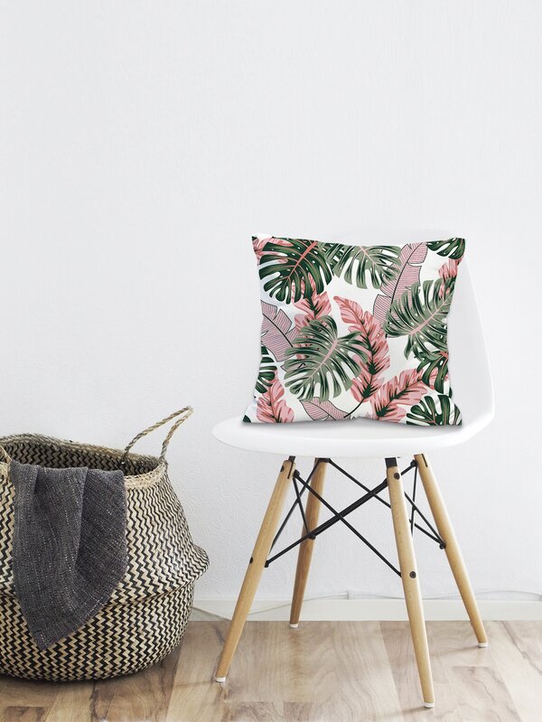 Tropical Print Cushion Cover Without Filler | SHEIN USA