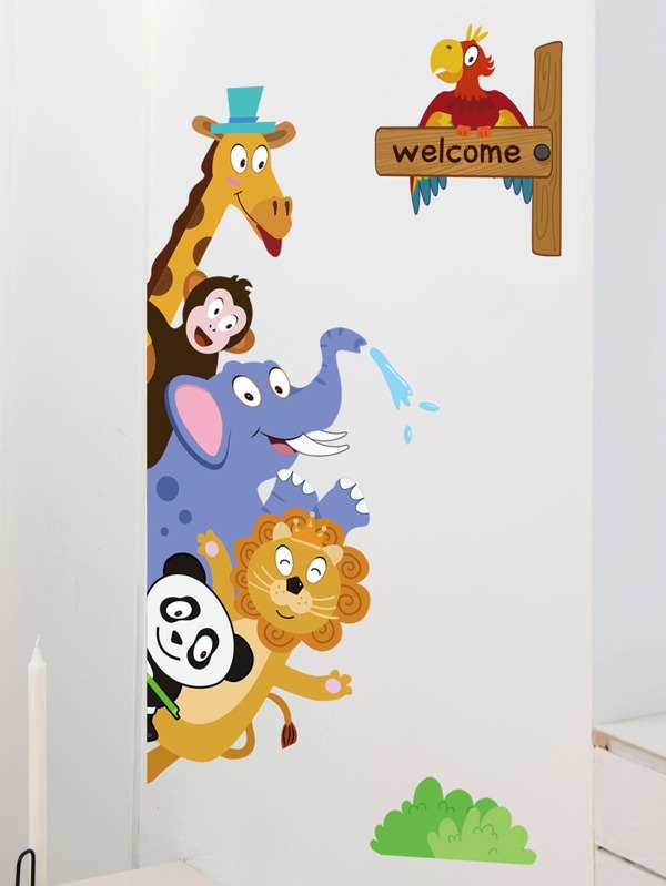 Kids Cartoon Graphic Door Sticker | SHEIN USA