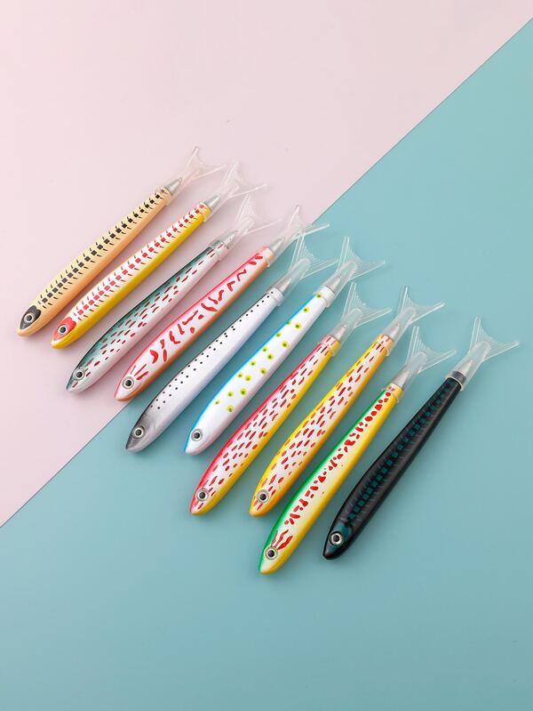 1pc Fish Shaped Random Ballpoint Pen | SHEIN UK