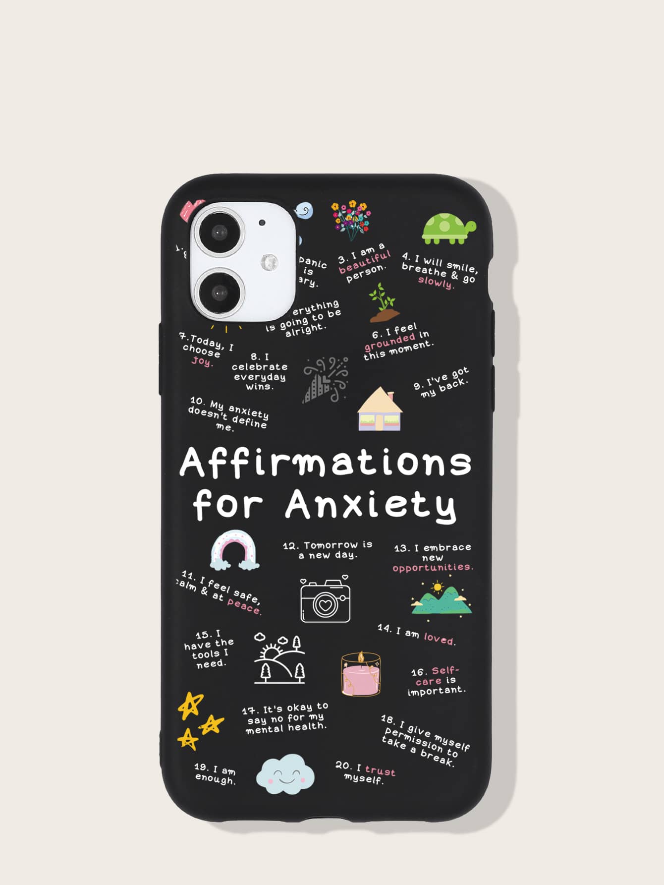 Slogan Graphic Phone Case