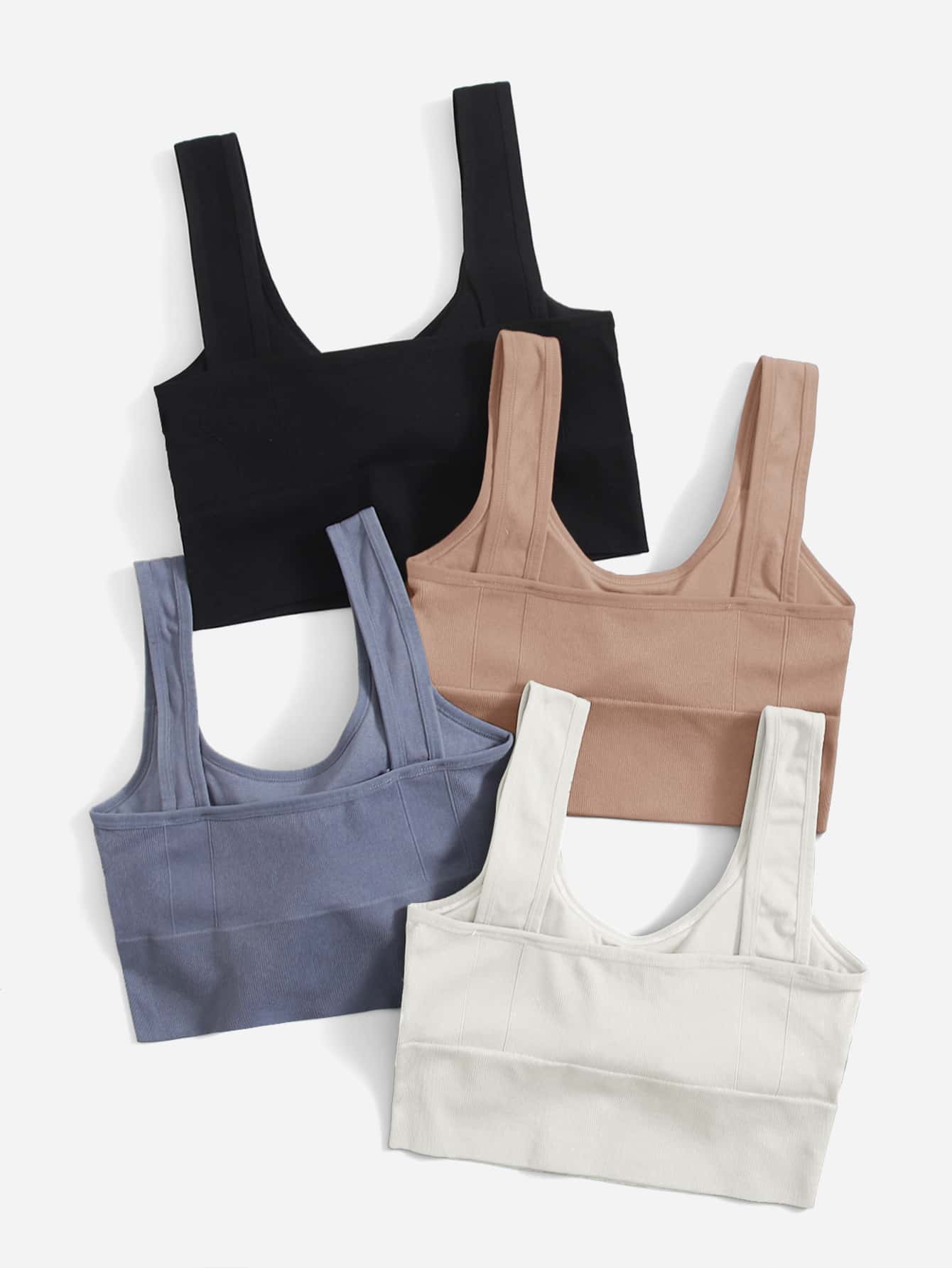 SHEIN Sport Studio 4pcs Medium Support Seamless Sports Bra | SHEIN USA