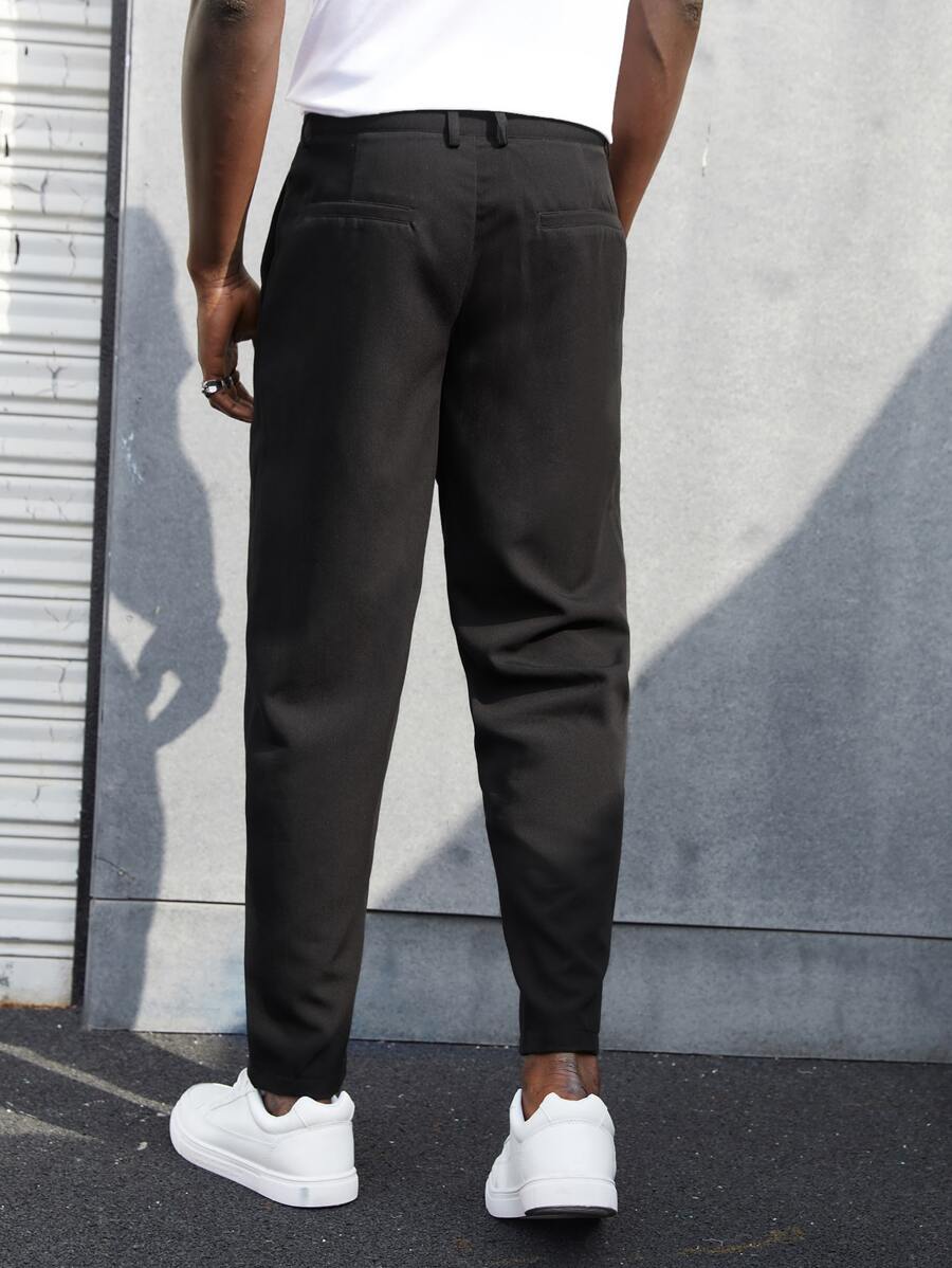 Manfinity Homme Men Solid Seam Detail Trousers | SHEIN UK