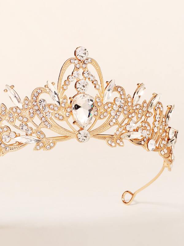 Rhinestone Crown Design Bridal Headwear | SHEIN USA