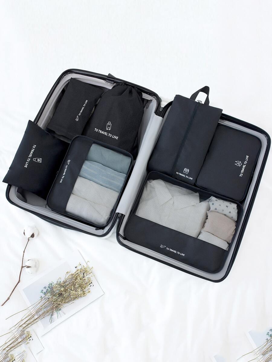 7pcs Travel Packing Bag Set | SHEIN USA
