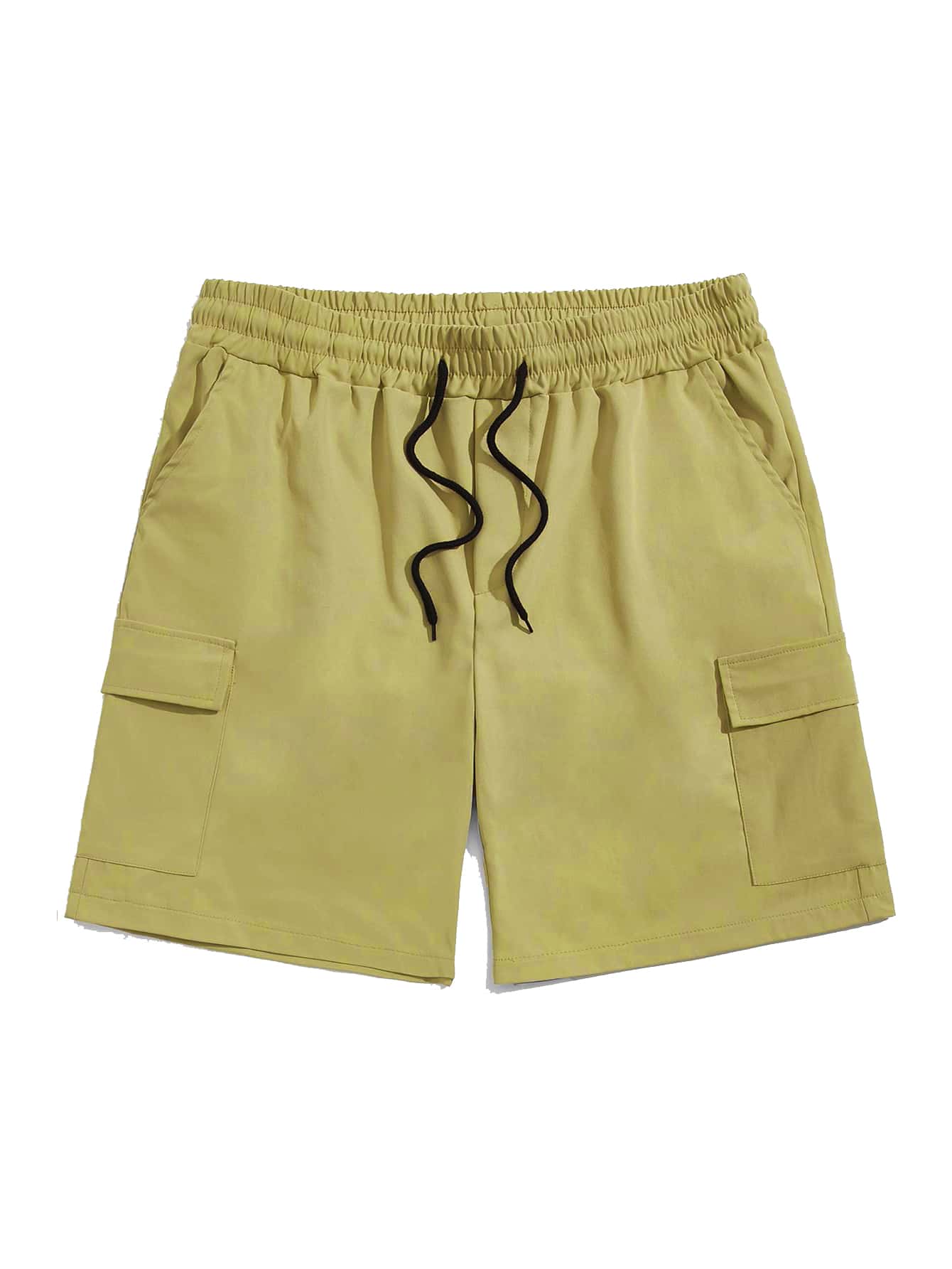 Manfinity Men Flap Pocket Side Drawstring Shorts | SHEIN USA