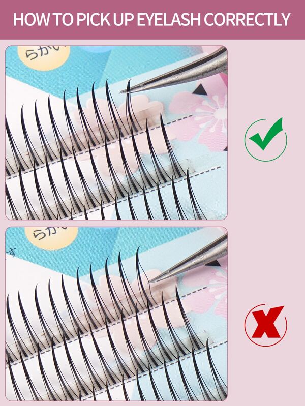 Manga Lashes, 1box Individual Fake Eyelashes | SHEIN USA