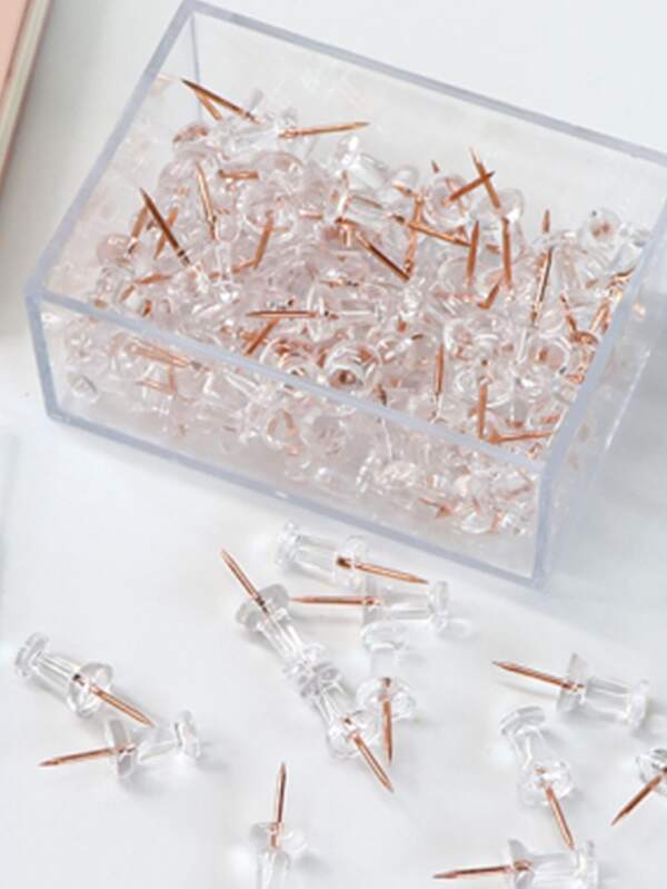 120pcs Clear Plastic Pin | SHEIN USA