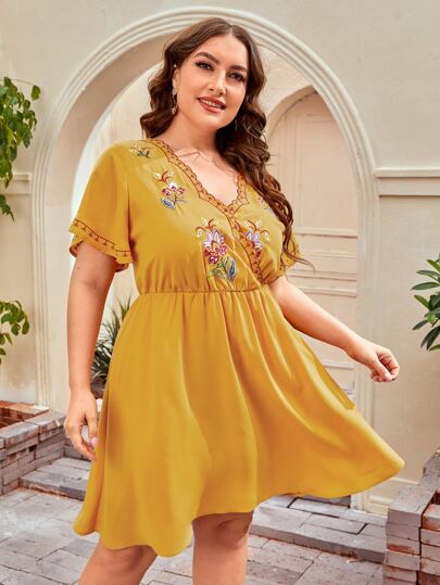 Shop Trendy Boho Dresses | Curve + Plus Size | SHEIN USA