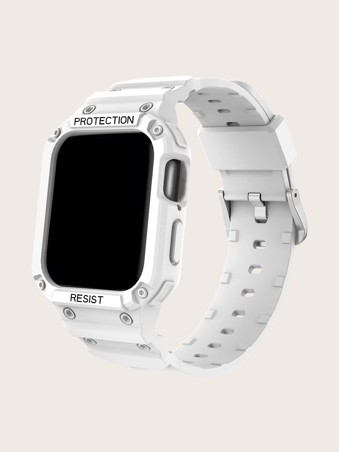 1pc Band With Case Compatible With Apple Watch Band 45mm 44mm 42mm ...