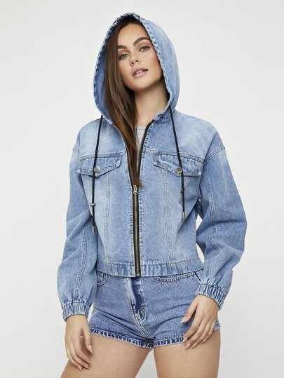 Denim Jackets, Shop Women's Denim Jackets Online | SHEIN UK