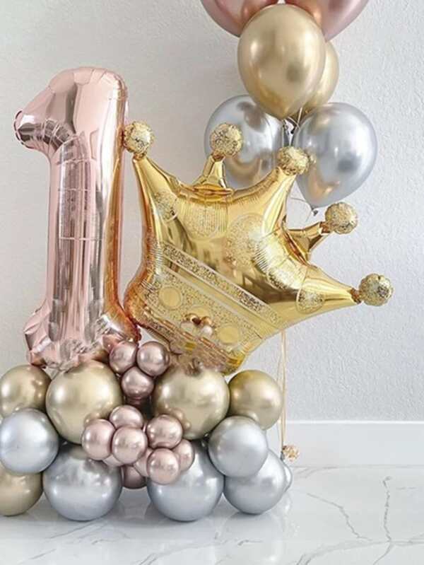 34pcs Birthday Party Balloon Set | SHEIN USA