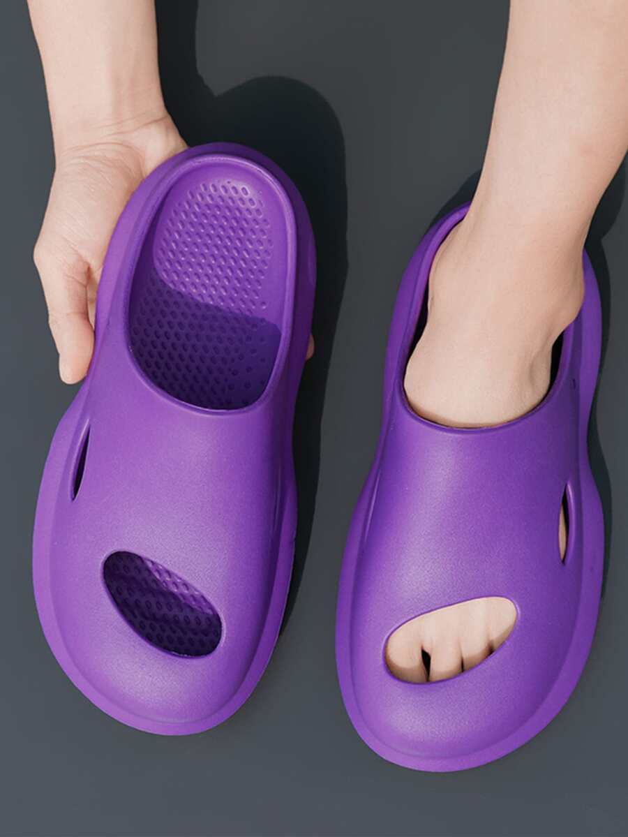Men Minimalist Cut Out Slides | SHEIN USA