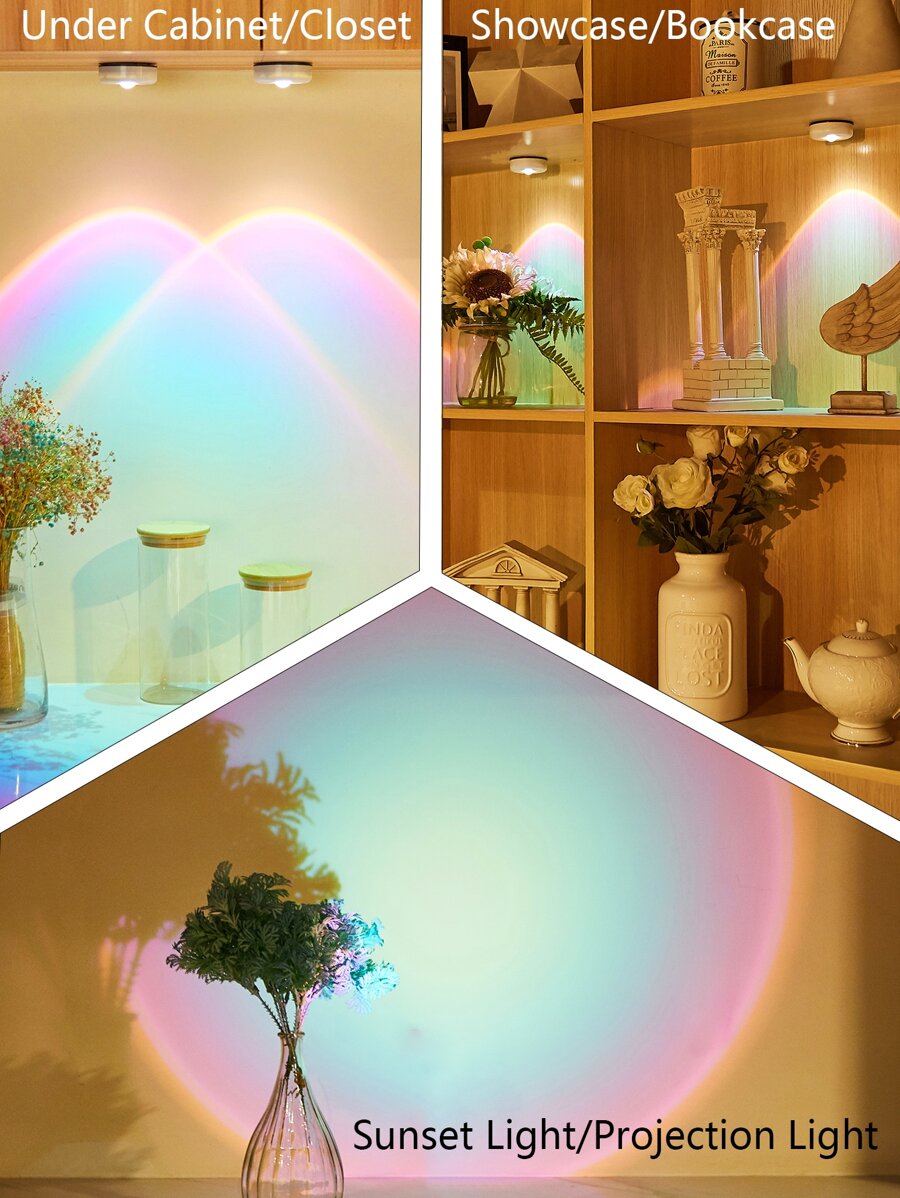 BASIC LIVING 1pc Sunset Projection Under Cabinet Light | SHEIN USA