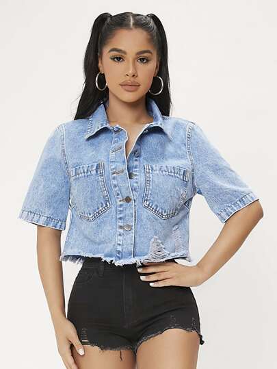 Shop Denim Jackets | Jean Jackets for Women | SHEIN USA