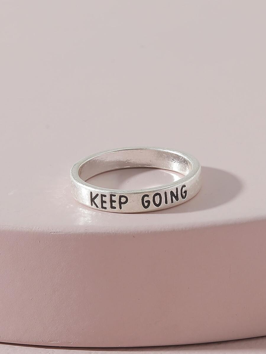 Letter Engraved Ring | SHEIN USA