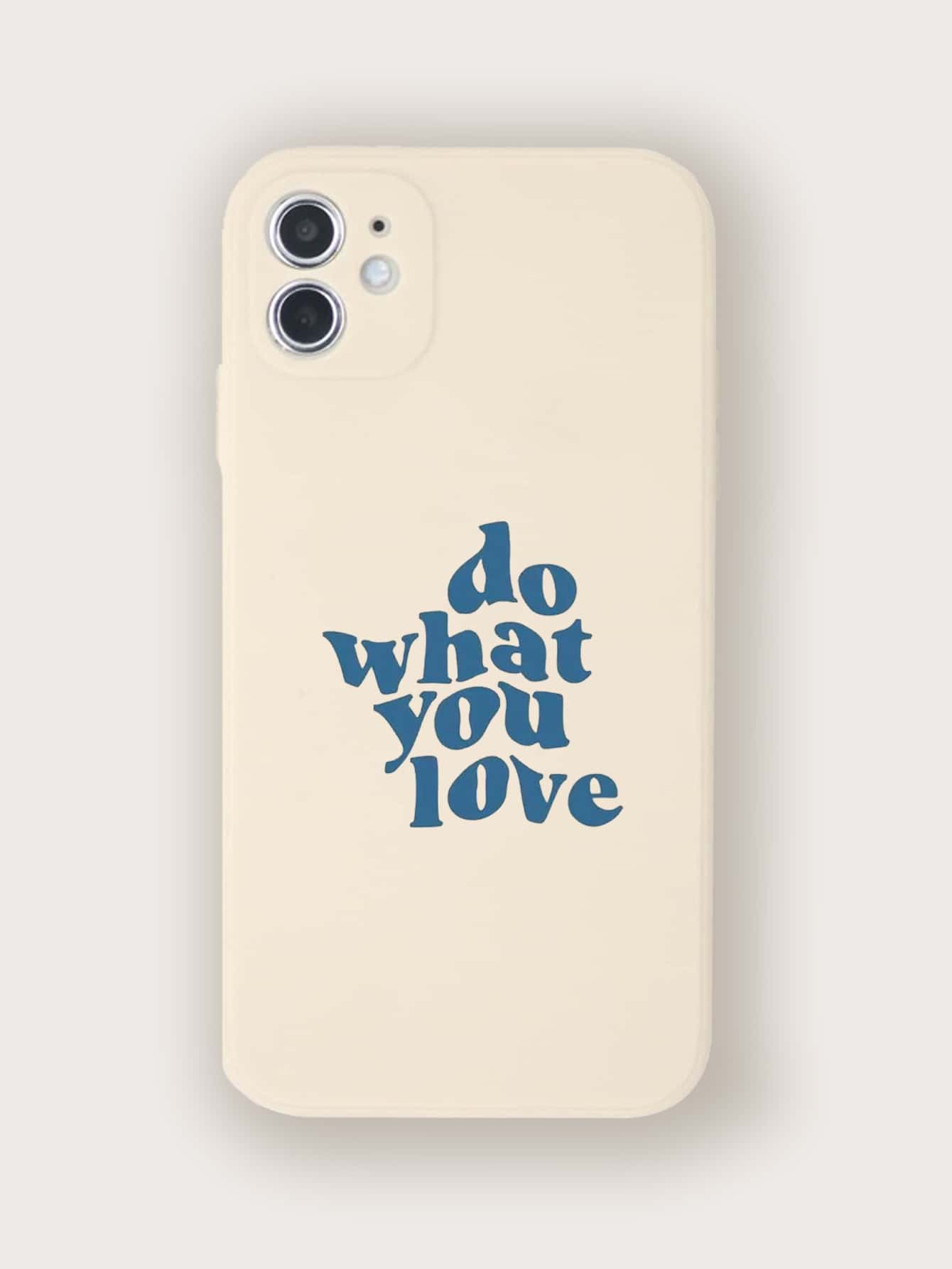 Slogan Graphic Phone Case