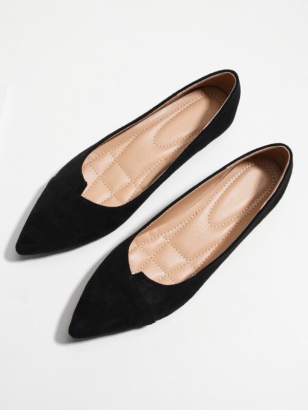Minimalist Point Toe Ballet Flats | SHEIN USA