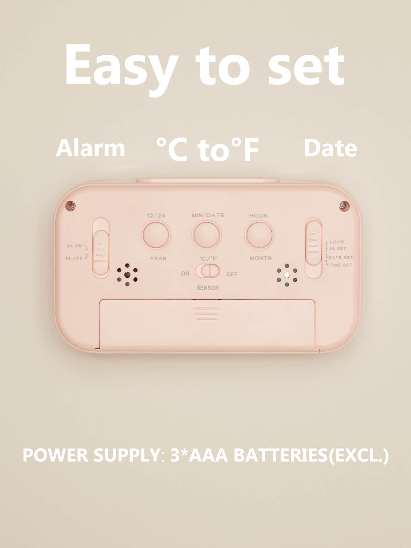 SHEIN BASIC LIVING 1pc LED Alarm Clock | SHEIN UK