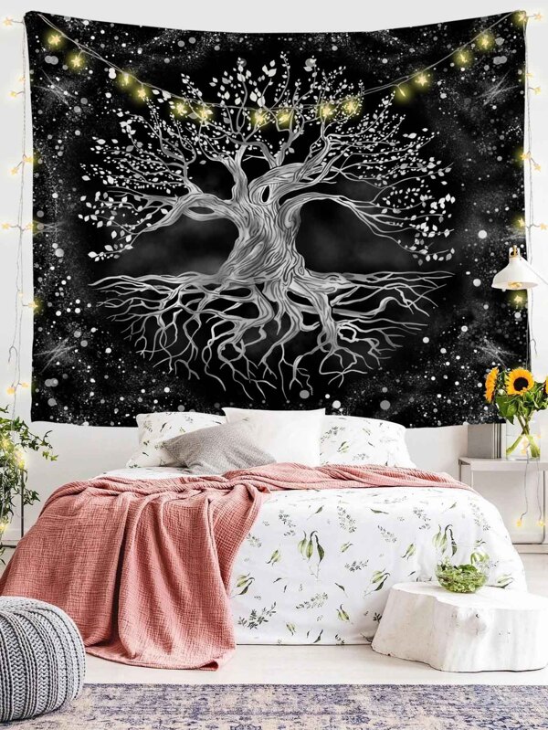 Tree Print Tapestry | SHEIN USA